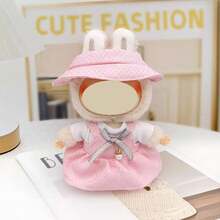 (Nur Kleidung) Lagerbestand 17cm Puppen Outfit Weißes Hochzeitskleid Anzug für Labubu Vinyl ...