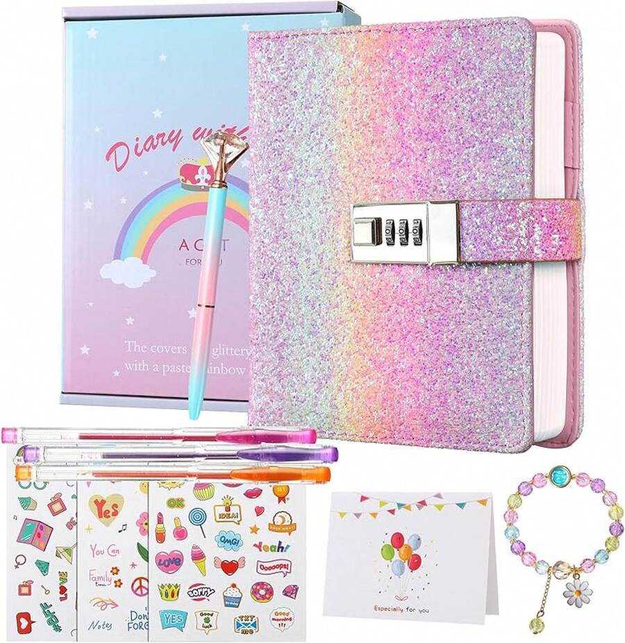 Planner, Scheduler, Diary, Notebook 2026 NewDiary With Lock For Girls ...
