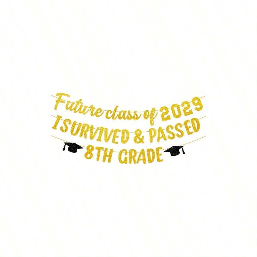 8TH Grade Graduation Decorations 2025, Future Class Of 2029 I Survived ...