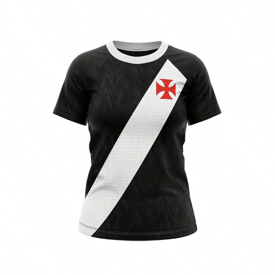 Camisa Vasco Da Gama Baby Look - Feminino | SHEIN Brasil