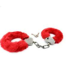 JASINCESS Plush Toy Handcuffs Toy Handcuffs Stage Costume Props Fuzzy ...