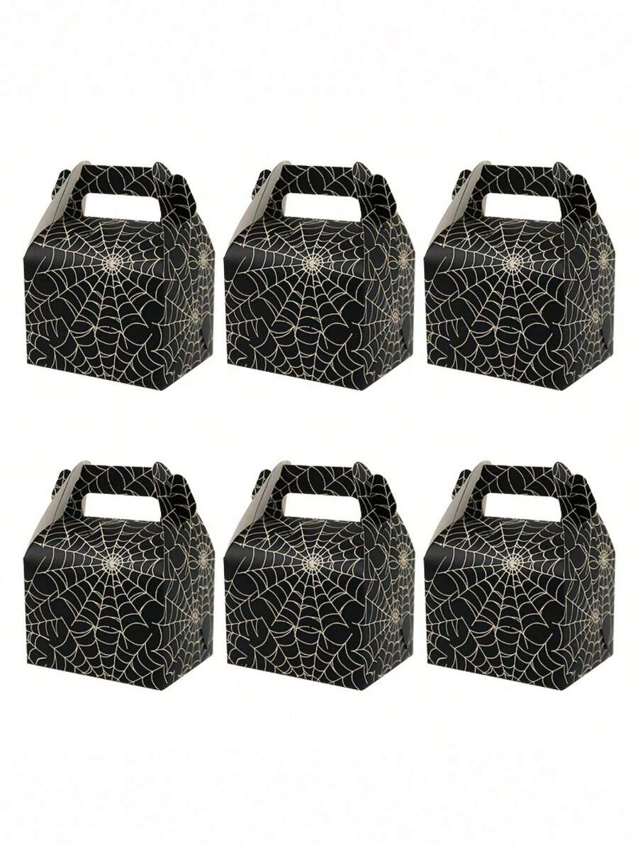 12pcs Spider Handheld Gift Box, Halloween Decor, Halloween Candy Box ...
