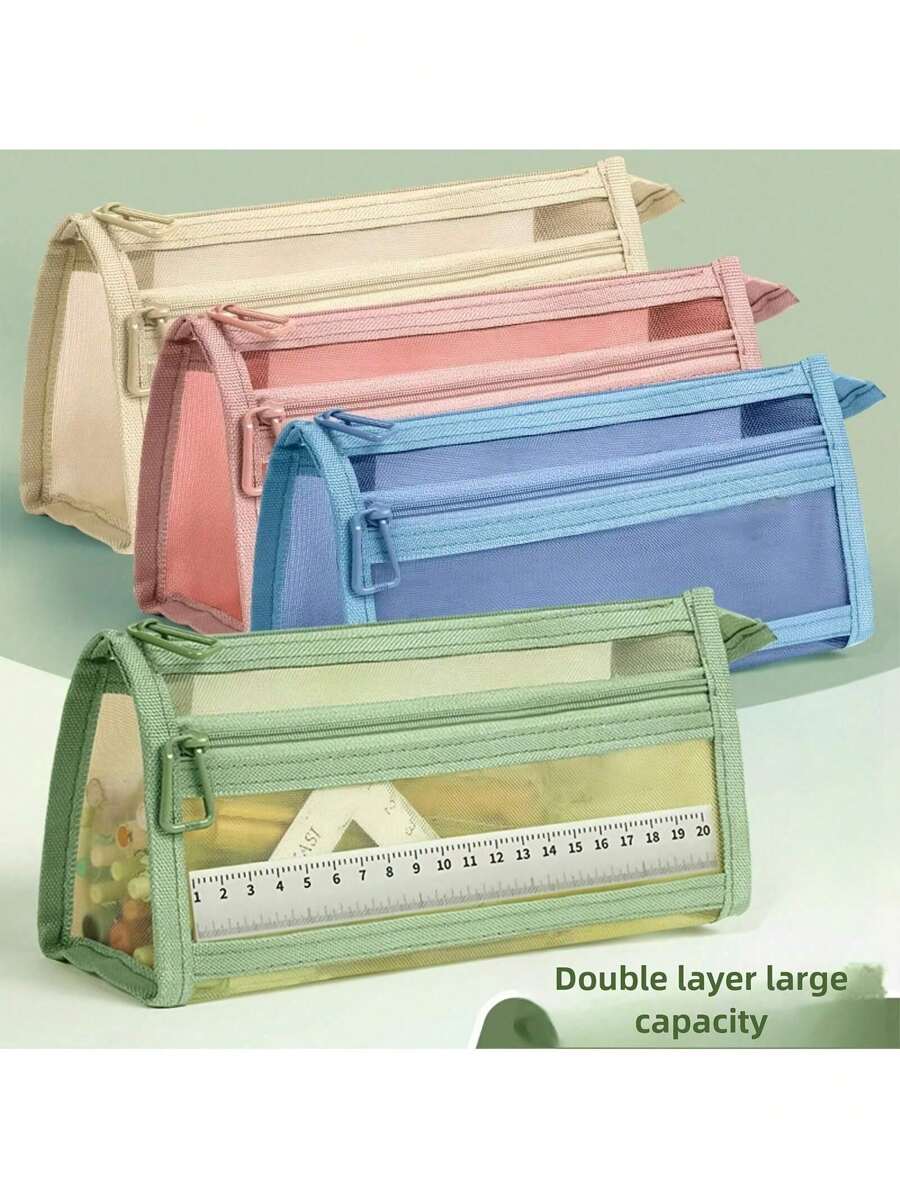 Love Welfare, Limited To 1 Purchase Per Color,Morandi Plaid Mesh Makeup ...