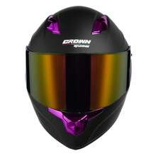 Crown Racing Motorcyle Helmet 2 Lenses With Rear Wing Street Bike ...