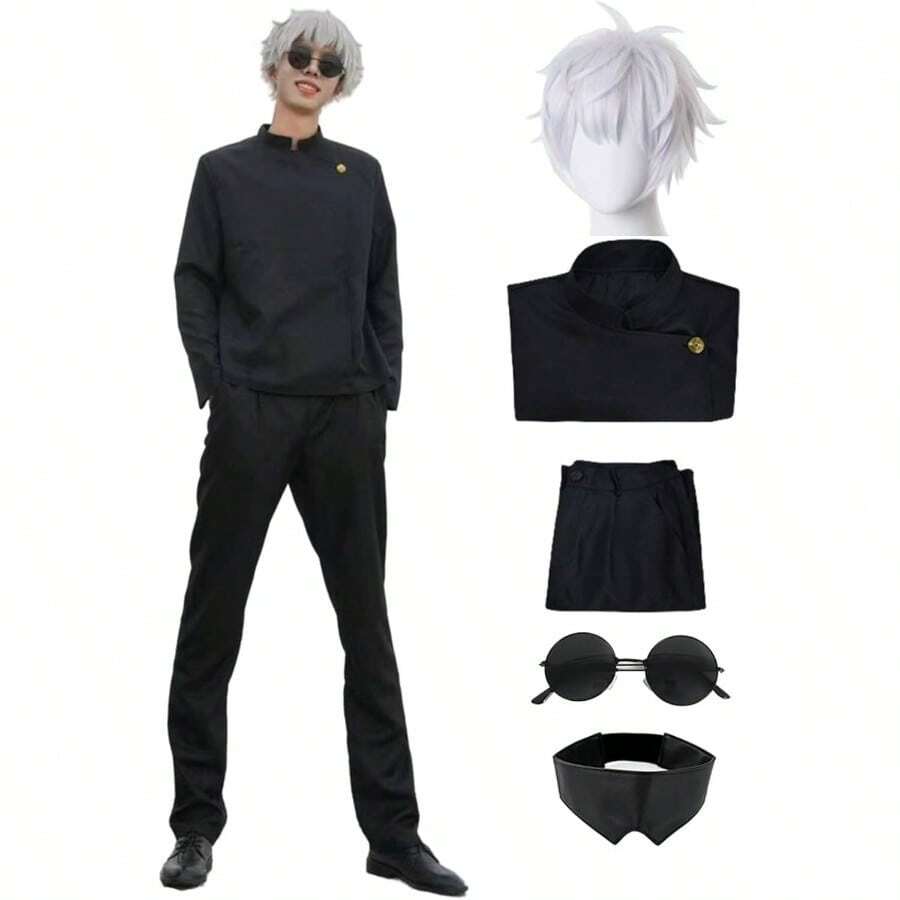 Anime Cosplay Costume Geto Suguru Cosplay Outfit Uniform Halloween ...
