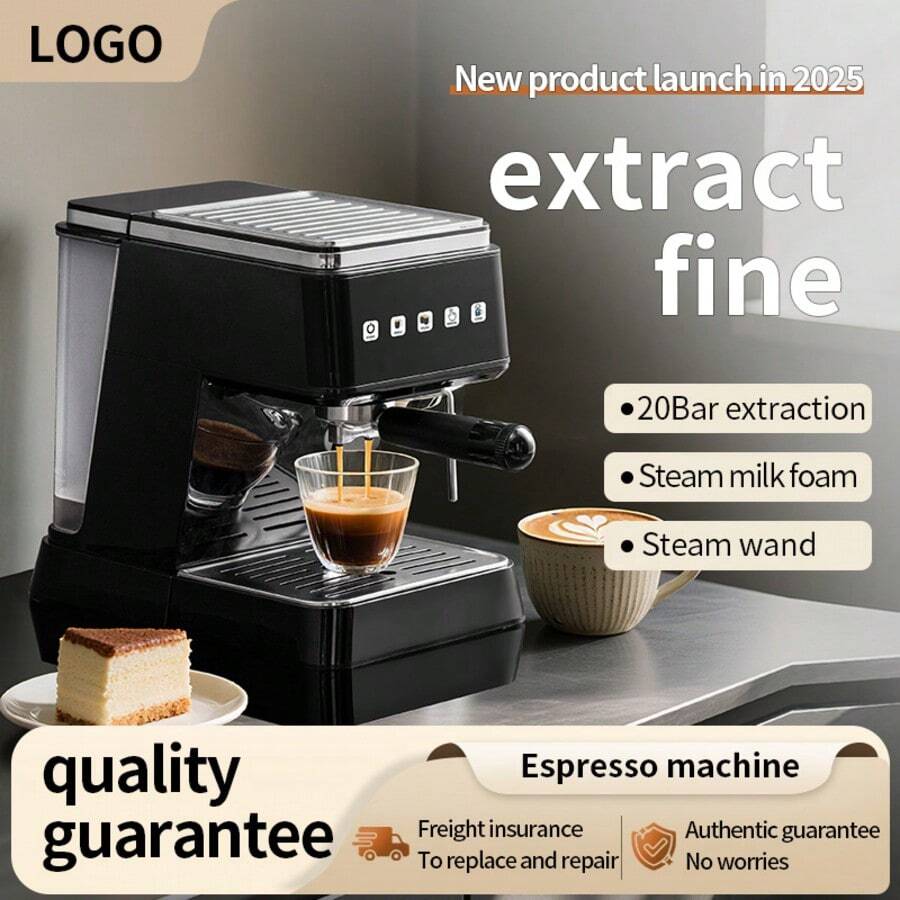 Espresso Machine, 1.5L (50 Oz) Cappuccino/Latte/Macchiato Machine With ...