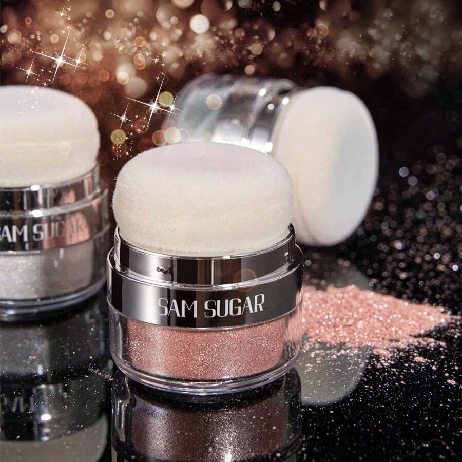 Glitter Body Highlighter Powder Body Shimmer Sparkle Face Highlighter ...