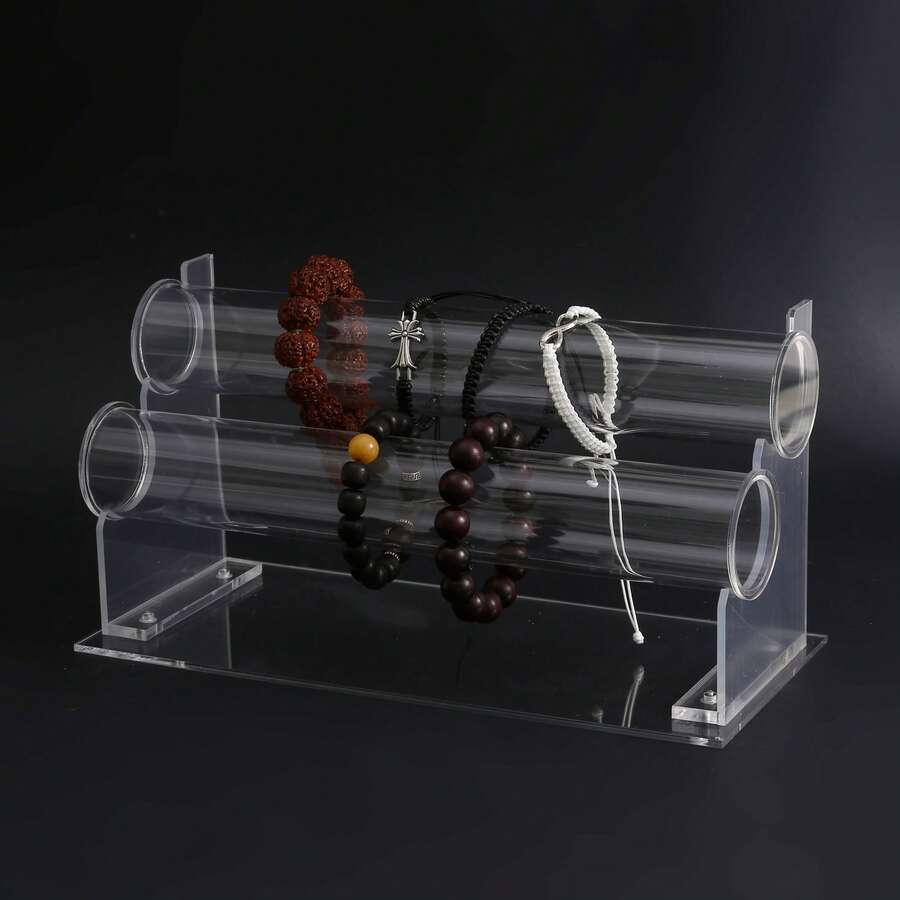 Acrylic Jewelry Display Stand - Bracelet And Bangle Storage Rack, Suitable For Retail Stores And ...