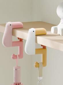 1pc Cute Thinking Duck Backpack Hook, Adjustable School Student Desk ...