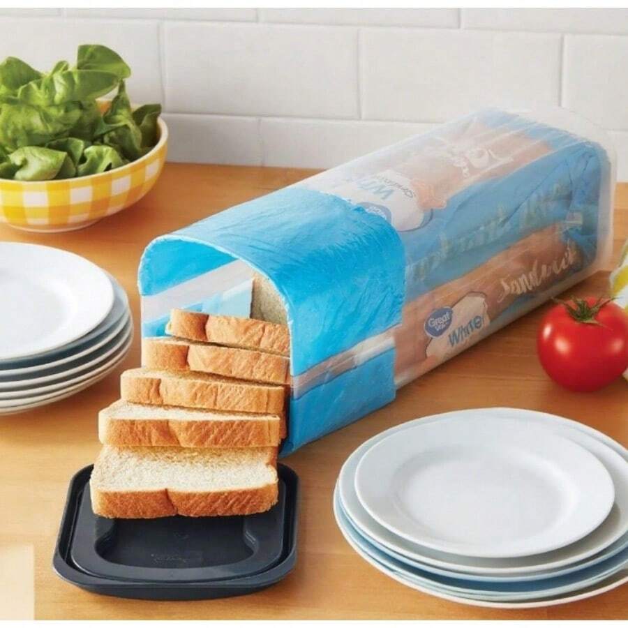 Mainstays Clear Bread Container: Durable Build & Bread-Fit Size | SHEIN USA