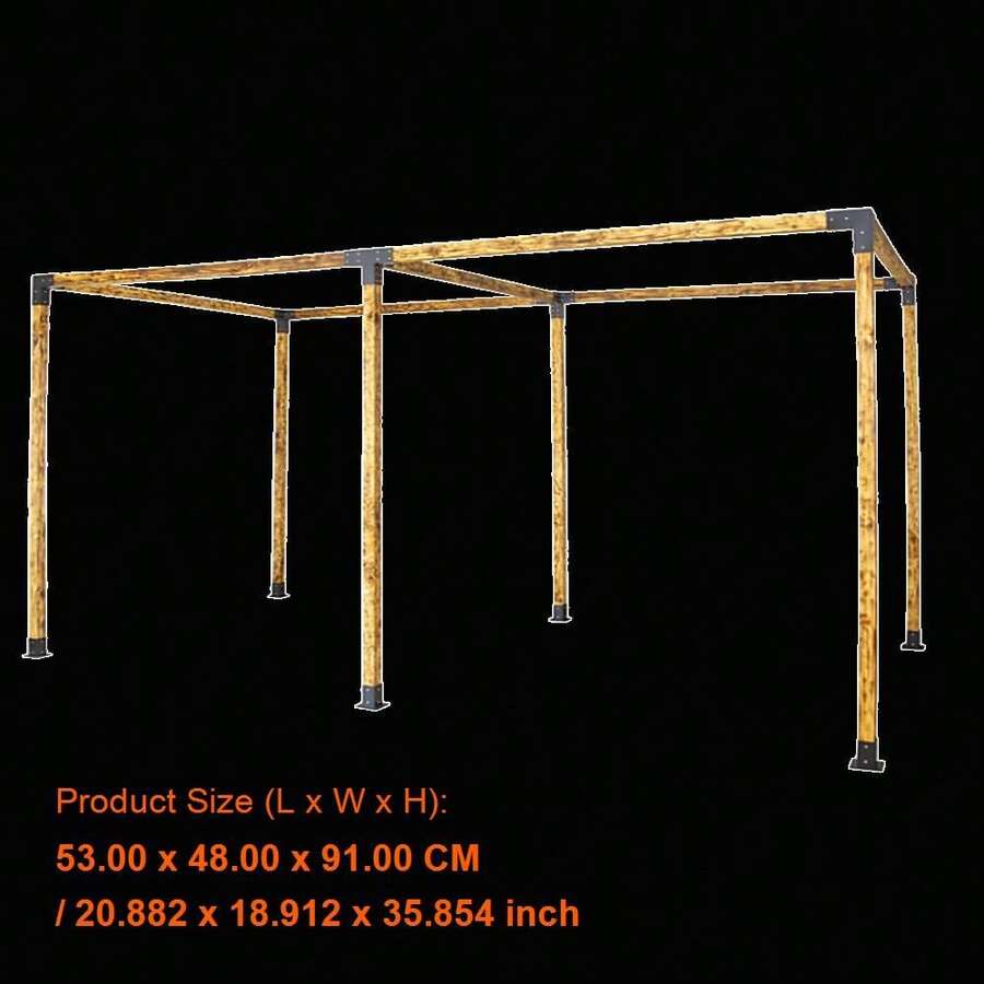 DIY Matte Black Steel Brackets For Roof Pergola, Gazebo, And Shed ...