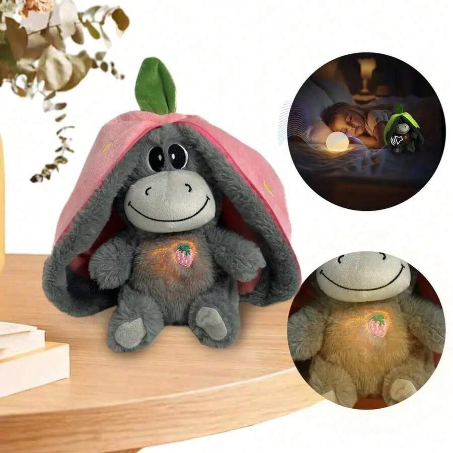 Breathing Donkey Fruit Breathing Soothing Cartoon Stuffed Animal With ...