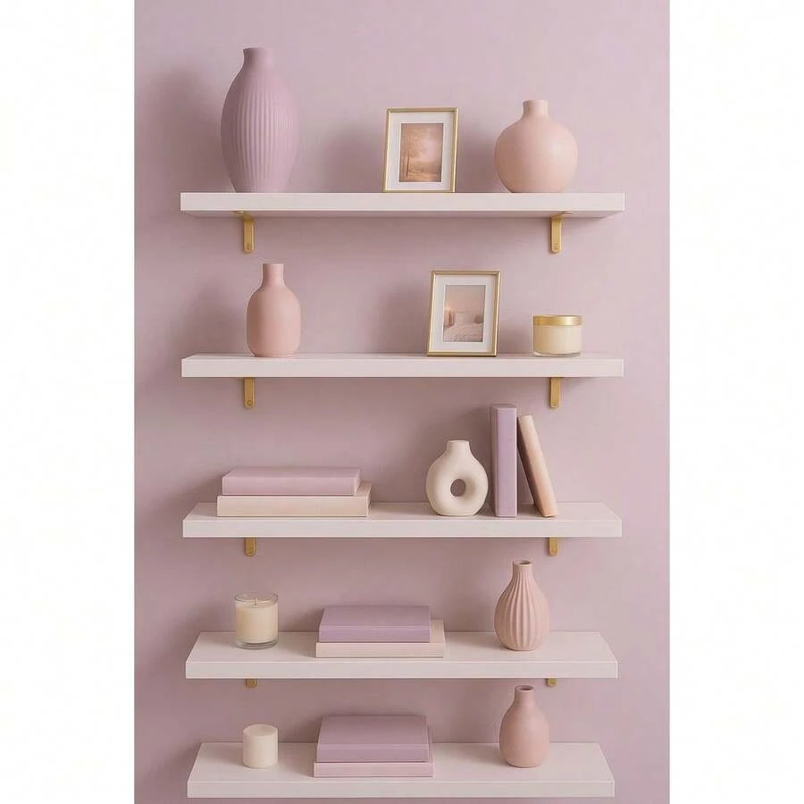 Kit Of 4 Luxury White Shelves 30cm X 10cm MDF | Moda de Mujer | SHEIN ...