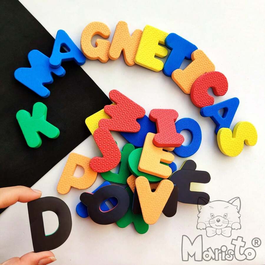 Educational EVA Magnetic Letter Kit Complete Alphabet + Vowels | Moda ...