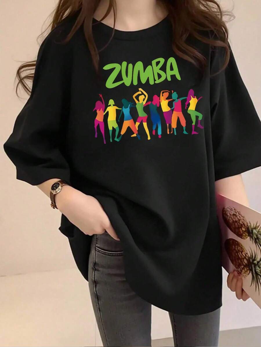 Women's Summer T-Shirt/T-Shirt/Cartoon Print Short Sleeve/Summer ...