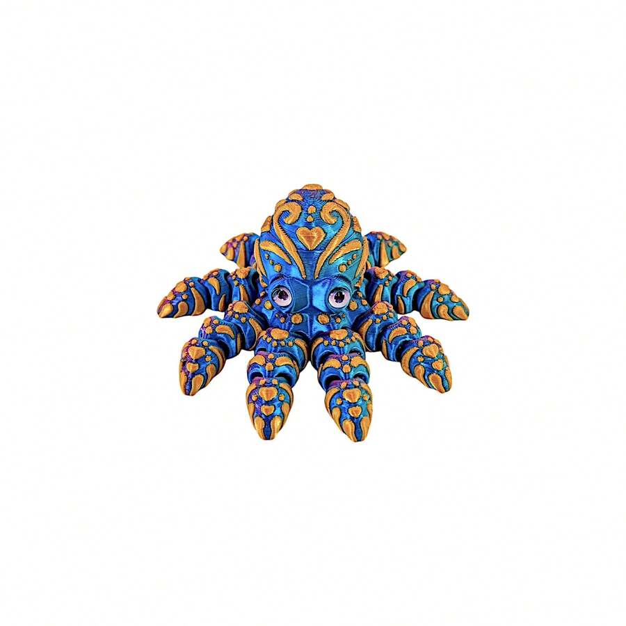 3D Printed Eye Octopus Model Multicolor Sample Gift Figure Toy ...