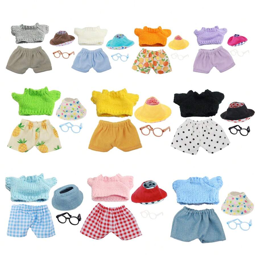 17cm Blind Doll Keychain Accessories, Fashion Multi-Color Doll Outfit ...