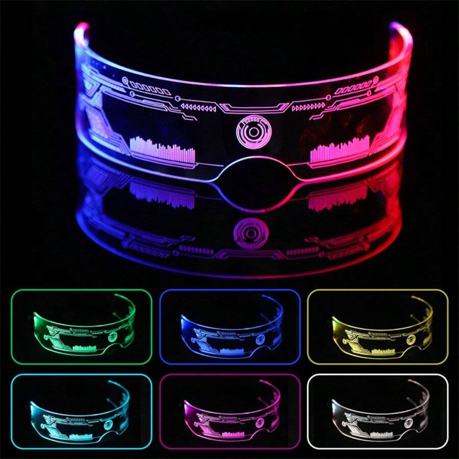 Neo-Glasses CyberSync LED Glasses For Raves, Festivals & Sci-Fi ...