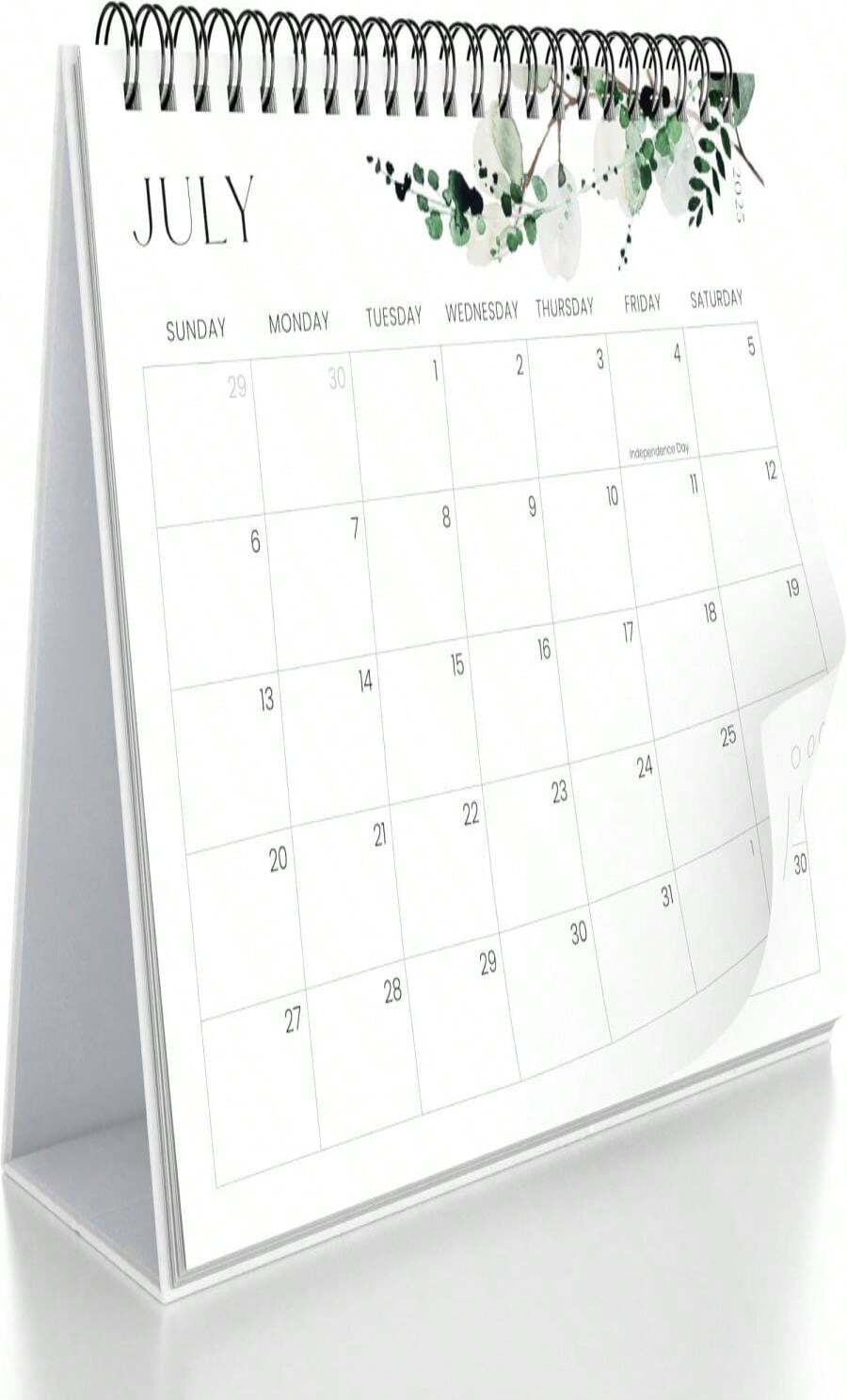 Aesthetic Desk Calendar 2025-2026 - Runs June 2025 Until December 2026 ...