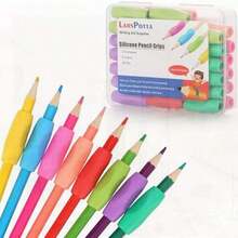 Ergonomic Pencil Grips 40 Pcs (8 Colors), Silicone, For Kids/Adults ...