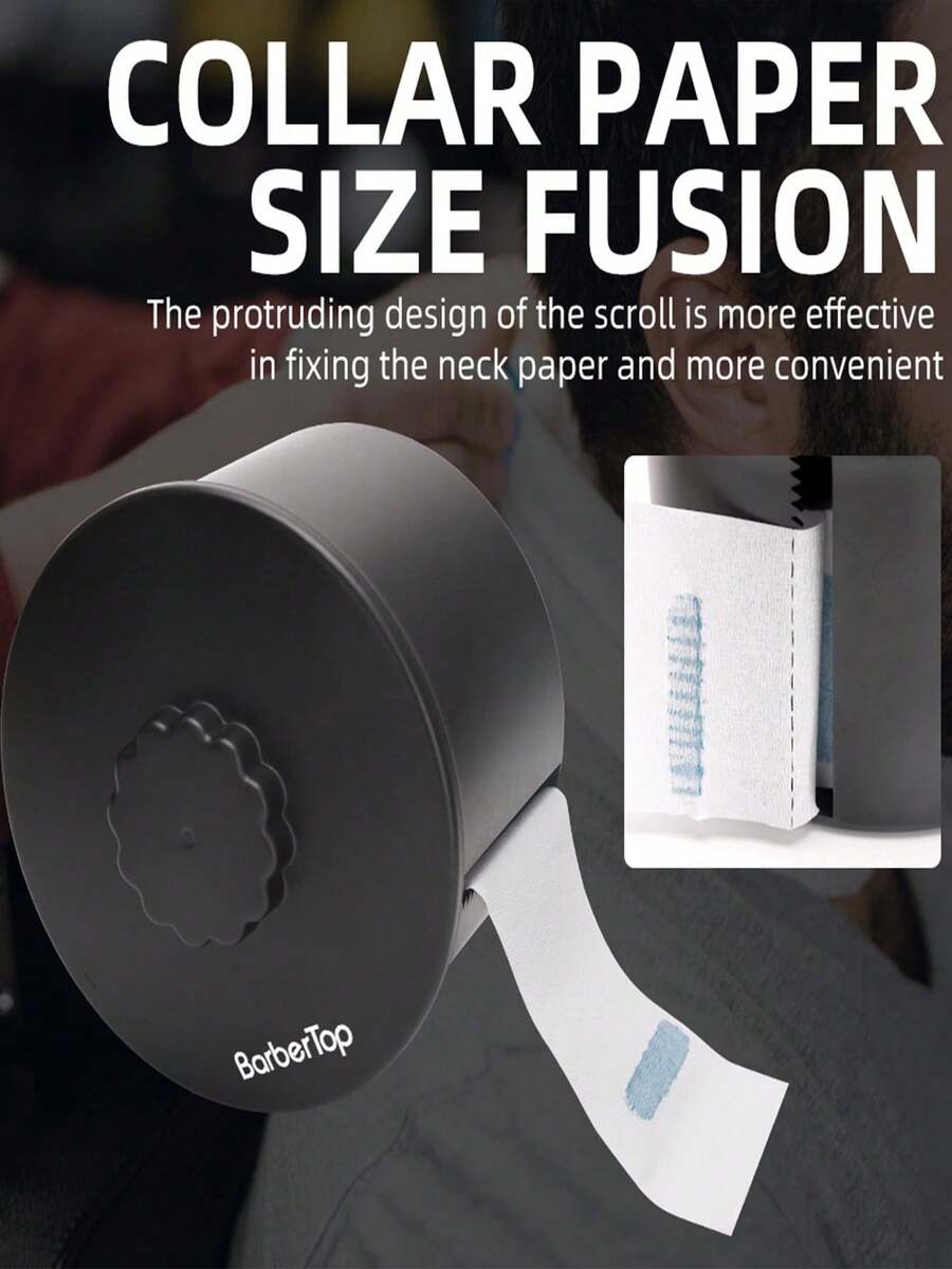 Barbertop Disposable Neck Strip Paper Torage Box Dispenser Barber ...
