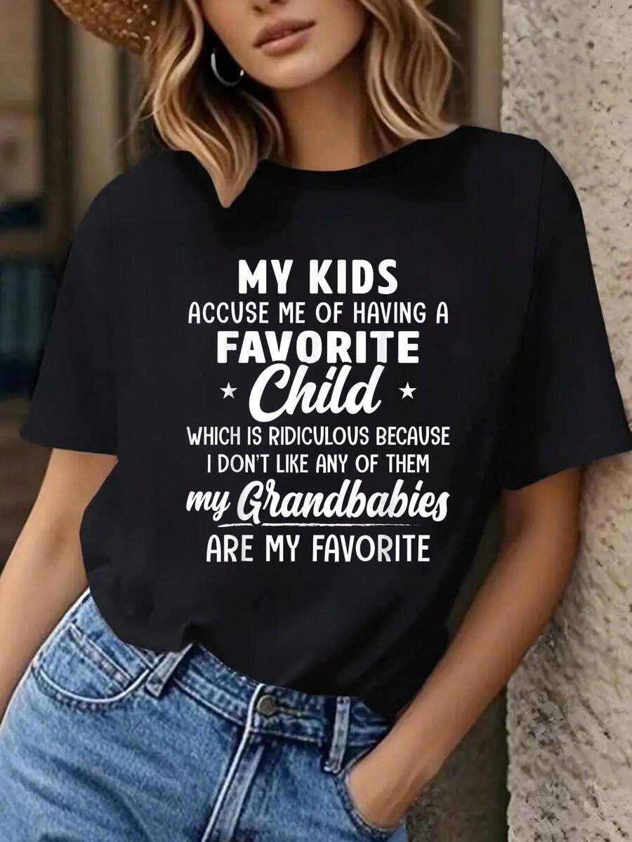 My Grandbabies Are My Favorite Tshirt Funny Grandparents Gif, Graphic ...
