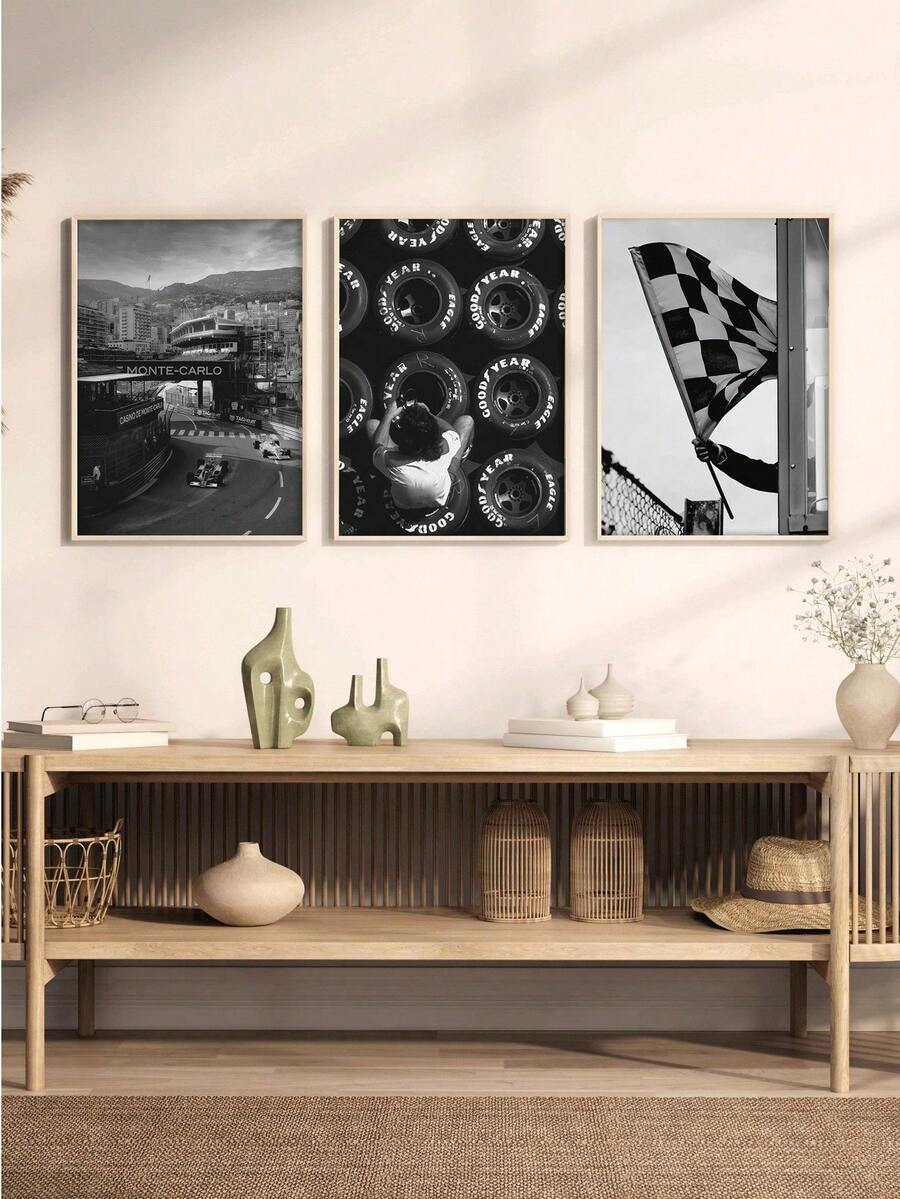 1pc Set Abstract Hairtail Fish Canvas Art Prints, Portrait Orientation ...