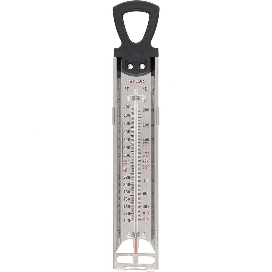 New+ Stainls Steel Candy And Deep Fry Rmometer, 12-Inch Analog Paddle ...