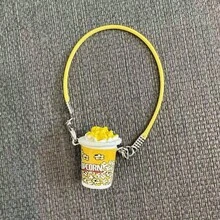 17cm Labubu Crossbody Bag Mini Realistic Popcorn Charm For Labubu, Cute ...