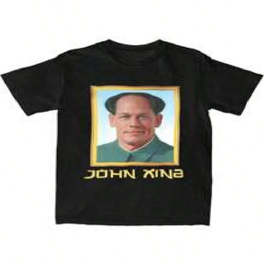 Bing Chilling John Xina T-Shirt Summer Singer T Shirts Pure Cotton ...