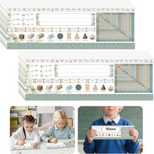 Codree 30 Pcs Desk Name Tags For Classroom, Waterproof Manuscript ...