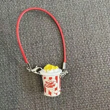 17cm Labubu Crossbody Bag Mini Realistic Popcorn Charm For Labubu, Cute ...