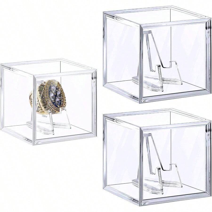 Championship Ring Display Case Acrylic Display Box And Holder For ...
