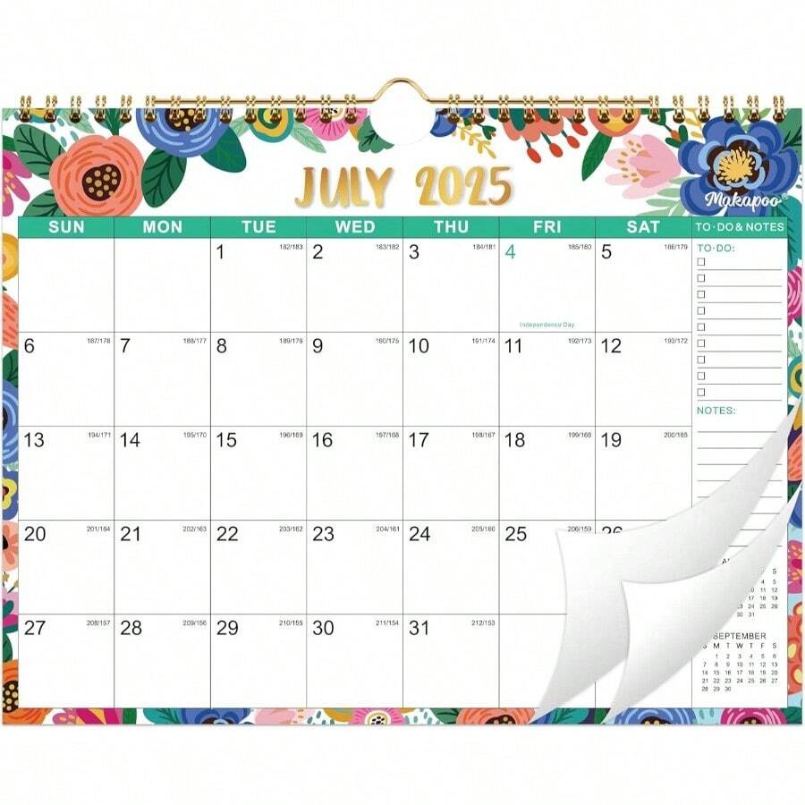 Calendar 20252026 Wall Calendar 20252026, Jul. 2025 To Dec. 2026, 11x 8 ...