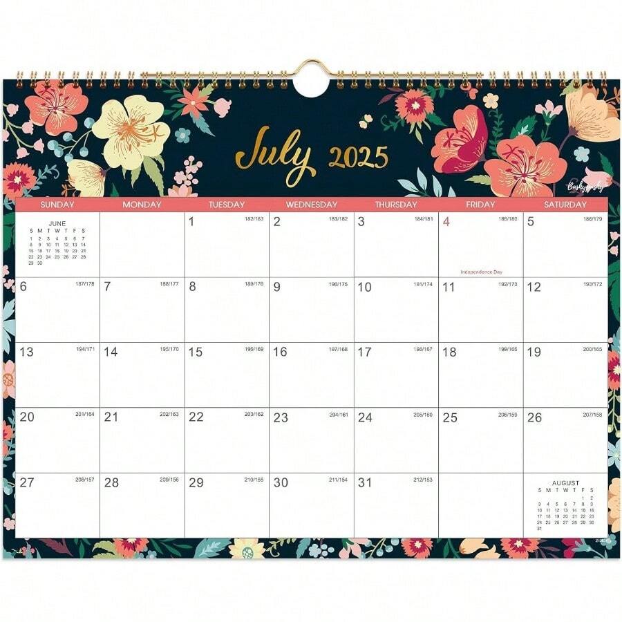 Calendar 20252026 Wall Calendar 20252026, Jul. 2025 Dec. 2026, 15x 11.5 ...