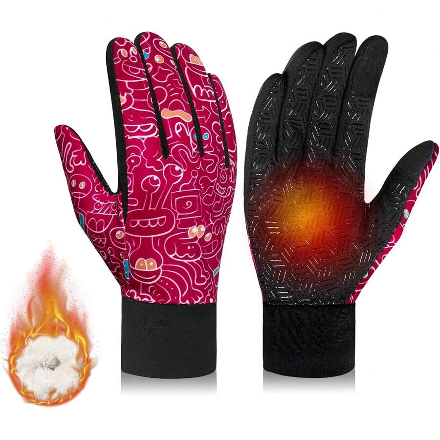 RIGWARL Upgraded Wool Winter Gloves For Cold Weather, Waterproof, Touch ...