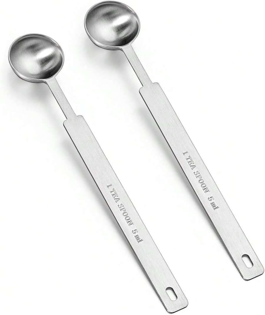 2PCS 1 Teaspoon (1/3 Tbsp | 5 Ml | 5 Cc | 1/6 Oz. | 1/3 Tablespoon ...