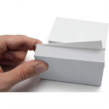 Sheets Blank Cardstock 2 X 3.5 In Heavy Weight Business Card Stock ...