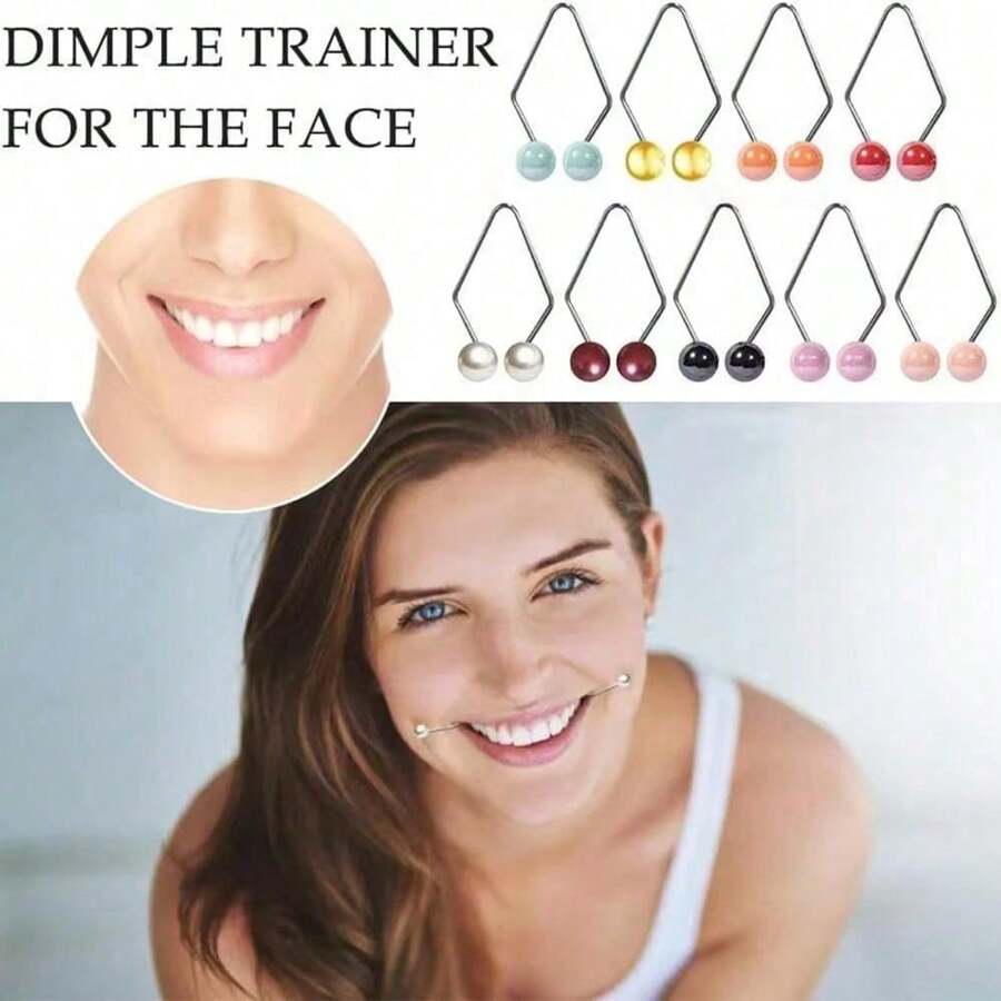 1pc Facial Dimple Trainer, Smiling Exercise Device To Train Facial ...