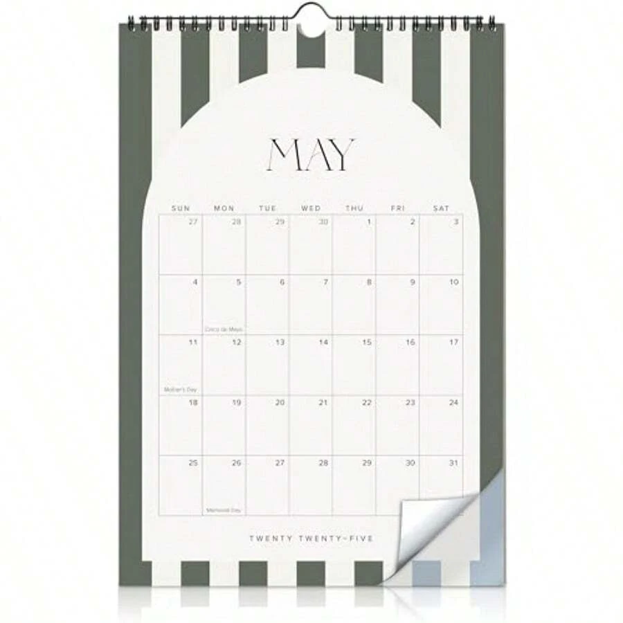 Aesthetic 20252026 Wall Calendar Runs From May 2025 Until December 2026 ...