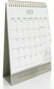 Aesthetic Desk Calendar 2025-2026 - Runs From June 2025 Until December ...