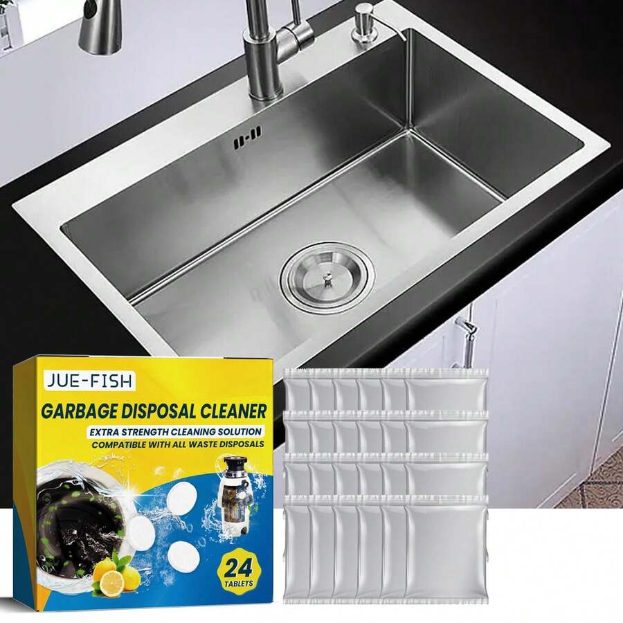 Jueyu Sink Cleaning Tablets Kitchen Sink Stain Oil Stain Pipe Cleaning ...