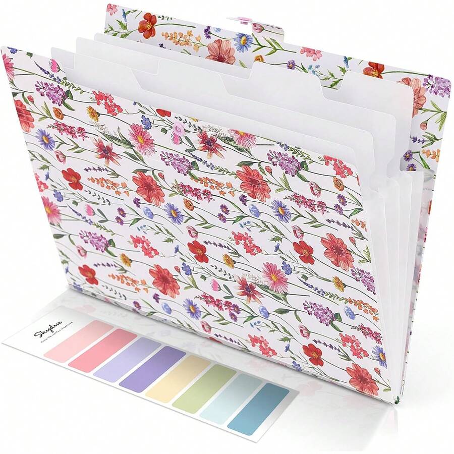 Expanding File Folder With 5 Pockets, Accordion File Organizer,Portable ...