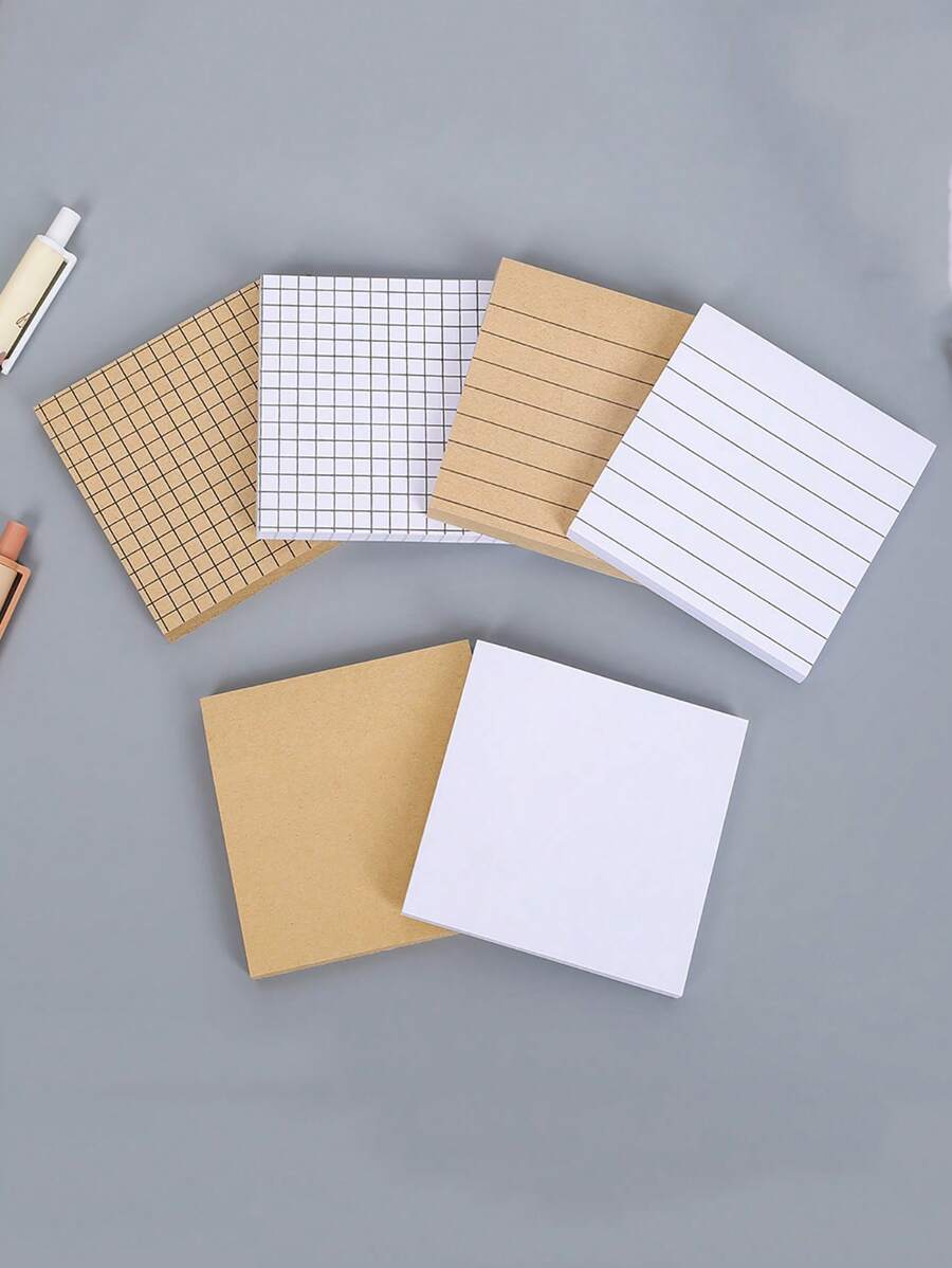 1 Book (80 Sheets) Creative Minimalist Office Sticky Notes, Strong ...