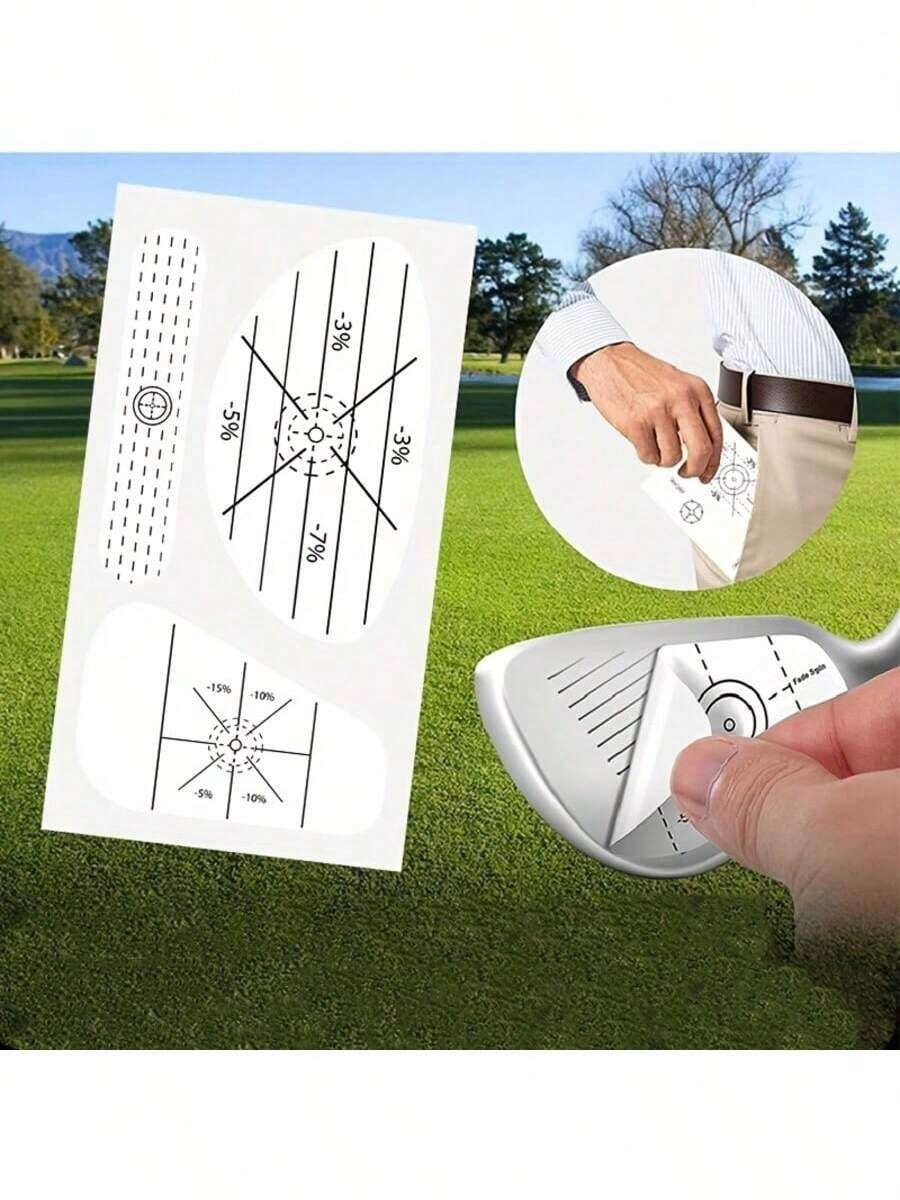 5/10/15sheets,3 In 1 Golf Training Assistance Ball Patches, Golf Impact ...