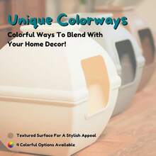 Hidden Cat Litter Box Enclosure With Artificial Plant, Decorative ...