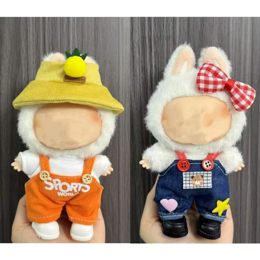 [Clothes Only] Suitable For LABUBU Plush Doll, Universal Outfit 17cm ...