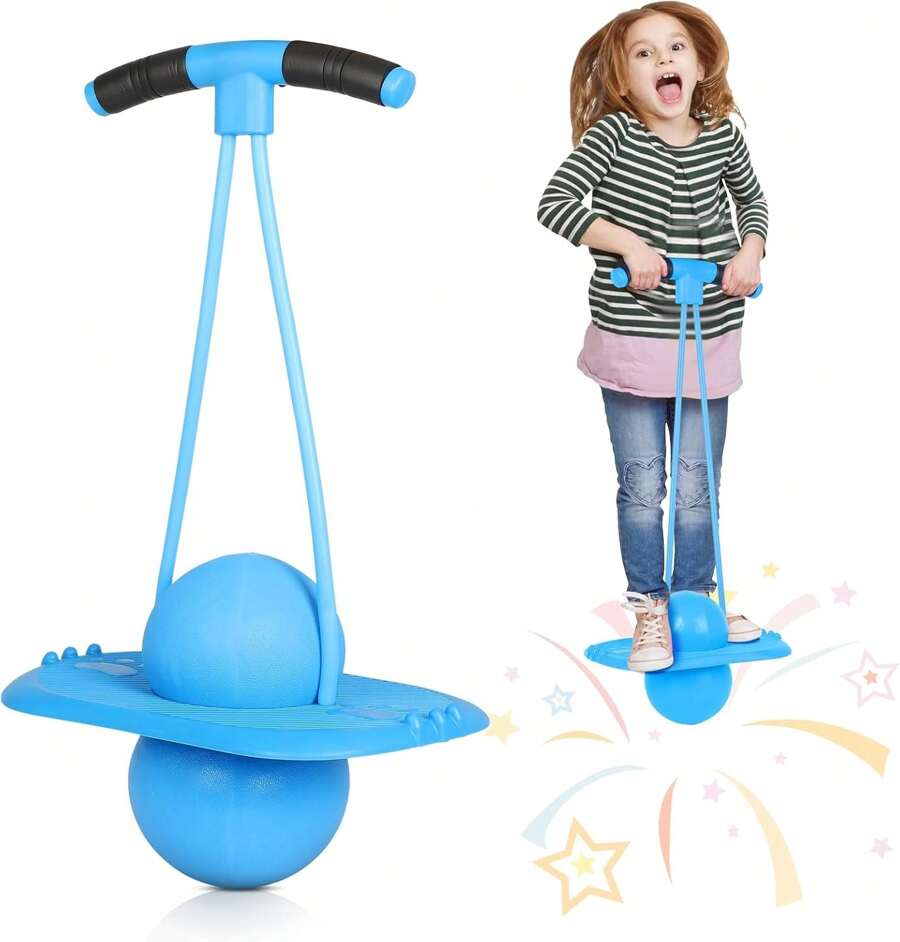 GCCSJ Kids Bouncing Toy,Pogo Stick Bouncer,Spring Jump Ball, For Kids 4 ...