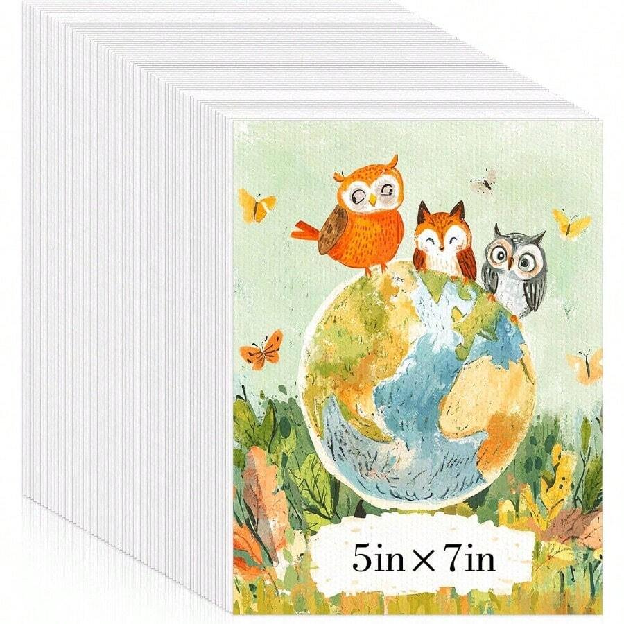 60 hojas de papel gouache de 5x 7 pulgadas, 110 lb/180 GSM, adecuado ...