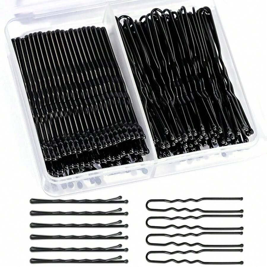 Teenitor 100Pcs Bobby Pins Bobby Pins For Women, Brown Bobby Pins Hair ...